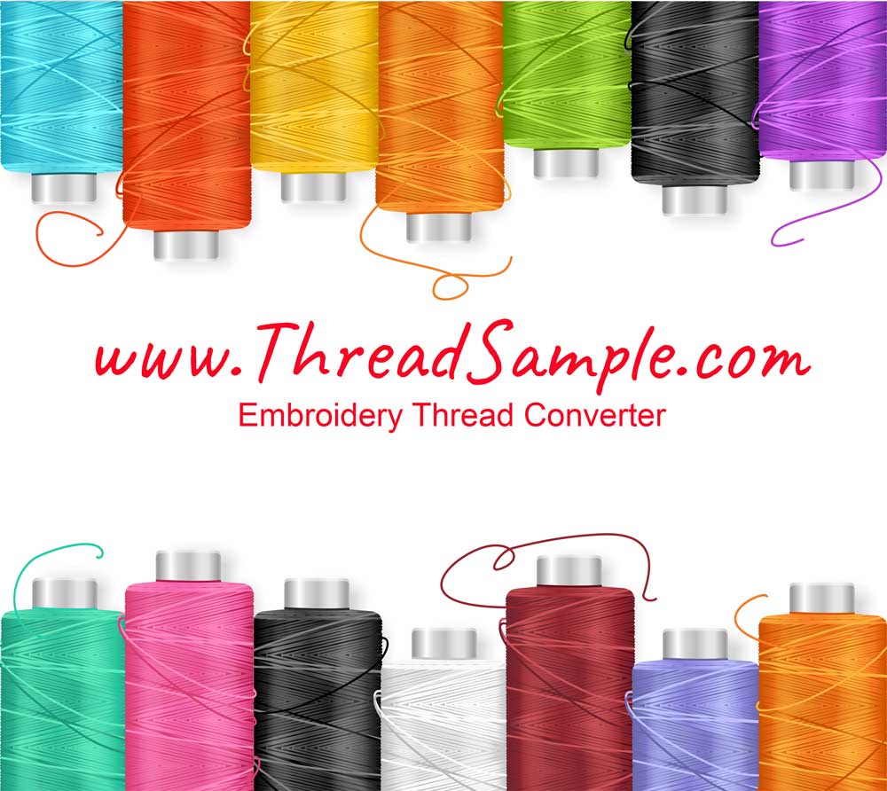 Embroidery Thread Converter for most brand names by ThreadSplash.com